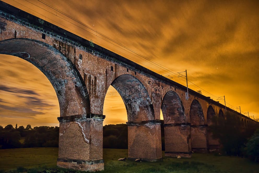 Twemlow Viaduct stock photo. Image of cheshire, train - 44812882