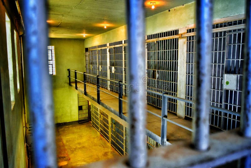 Maximum Security Prison Cell Wing Stock Image - Image of inmate ...