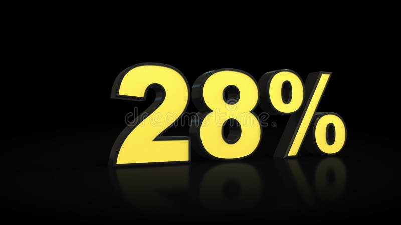 28 Percent stock illustration. Illustration of discount - 2465128