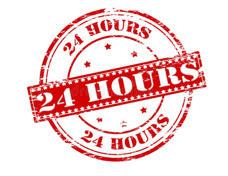 Twenty four hours stock illustration. Illustration of hours - 92047211