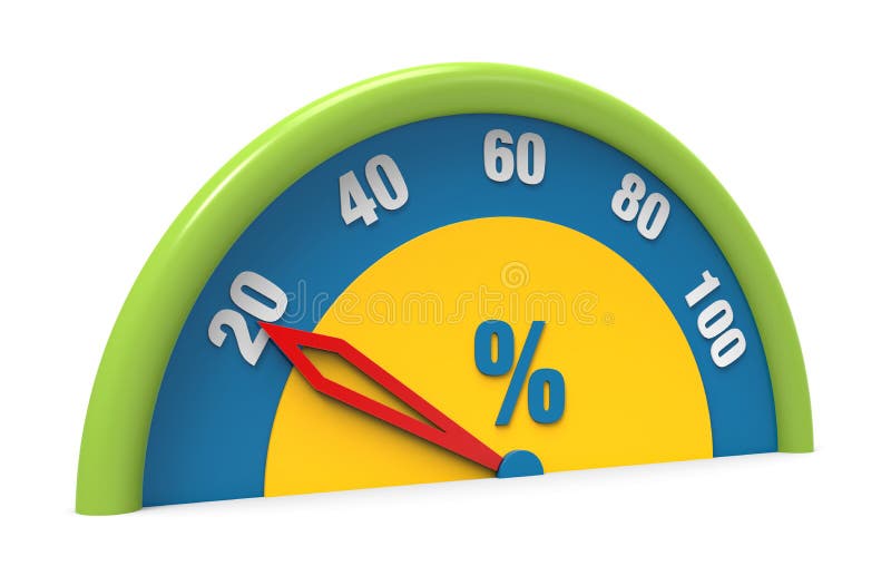 Percent symbol stock illustration. Illustration of commercial - 19314894