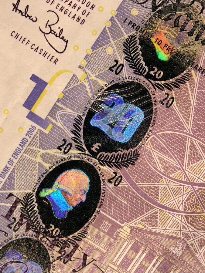 New UK Twenty Pound Notes 20 Editorial Stock Photo - Image of stirling ...