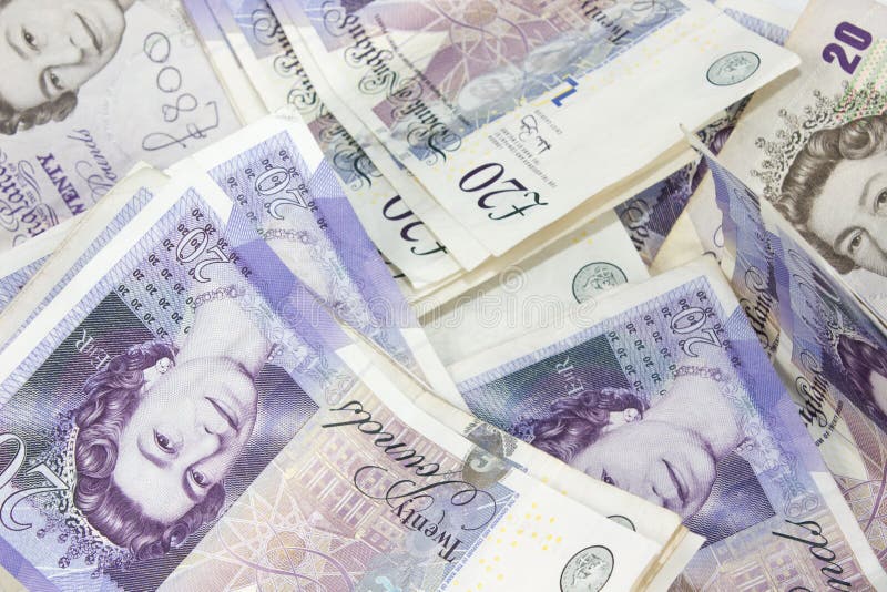 One Sterling Pound Note, Circa 1970 Editorial Stock Image - Image of ...