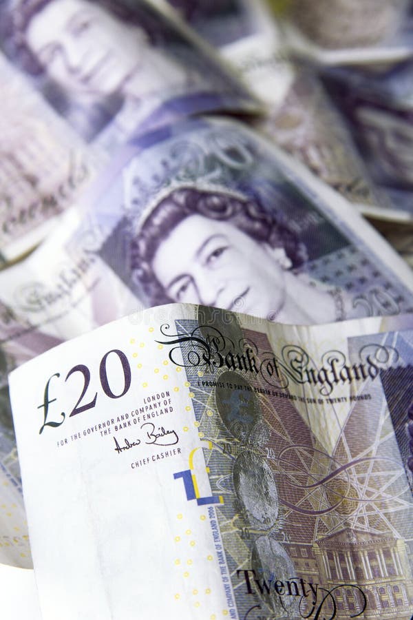 Twenty pound notes editorial photography. Image of currency - 30992972