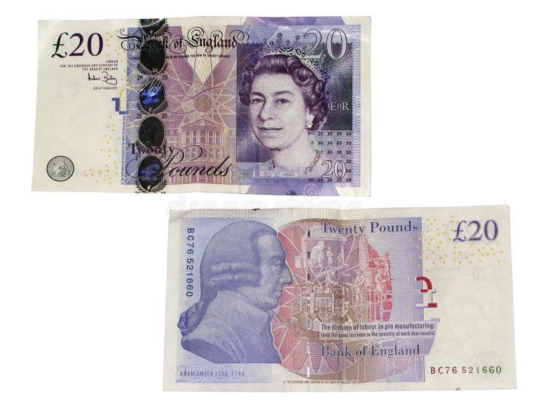 Twenty pounds editorial image. Image of bills, rear, note - 20207180