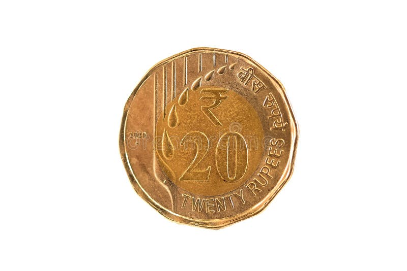 Indian coin stock photo. Image of exchange, market, metal - 254614276