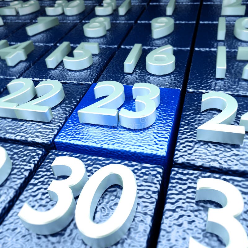 Twenty-third calendar day stock photo. Image of importance - 77501056