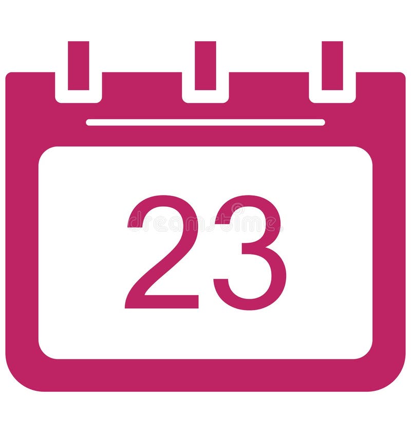 Twenty Three, Twenty Third Special Event Day Vector Icon that Can Be ...