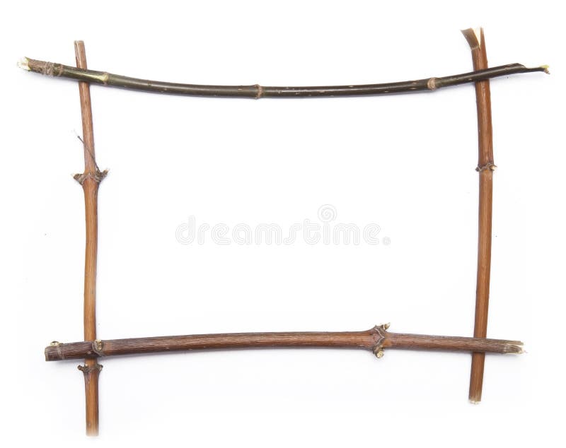 Twig frame stock image. Image of simplicity, line, east - 11123839