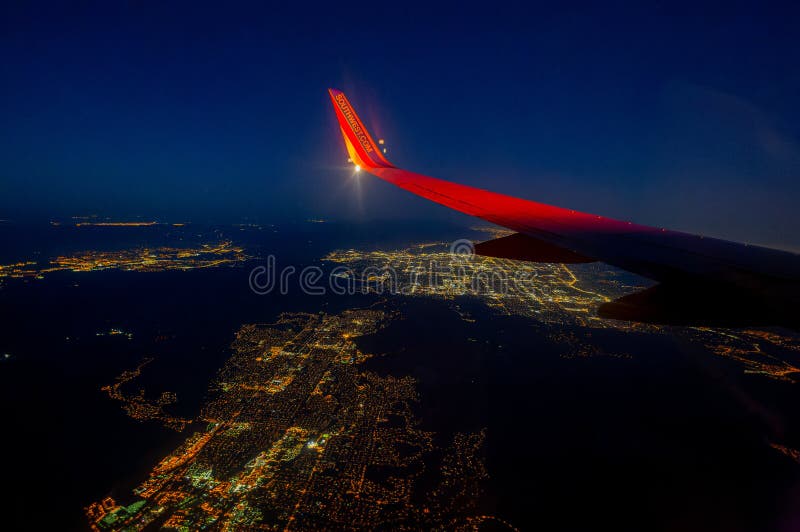 Twilight Aerial View of the San Francisco Cityscape Editorial ...