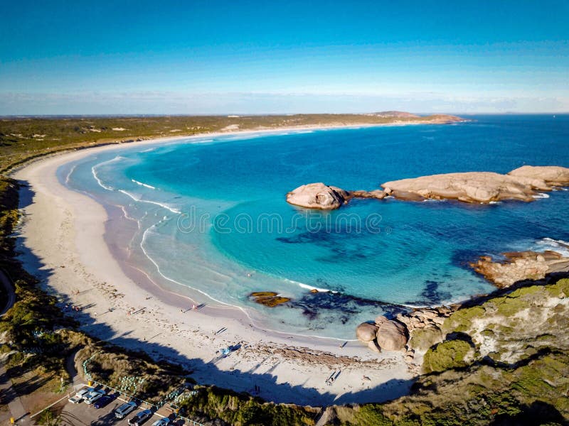 Twilight Beach. Esperance Western Australia Drone Shot Stock Photo ...