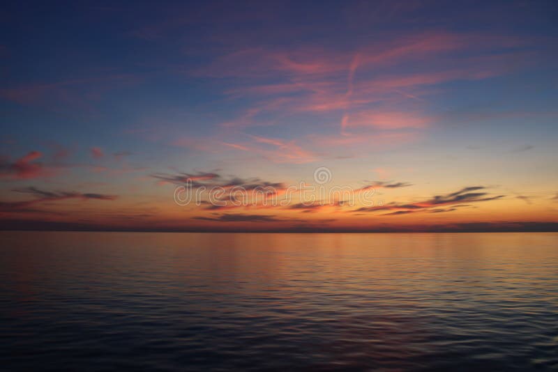 Twilight before Dusk stock photo. Image of seascape - 168178220