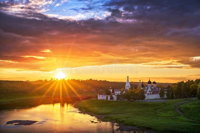 Twilight hour stock photo. Image of religion, architecture - 74023558