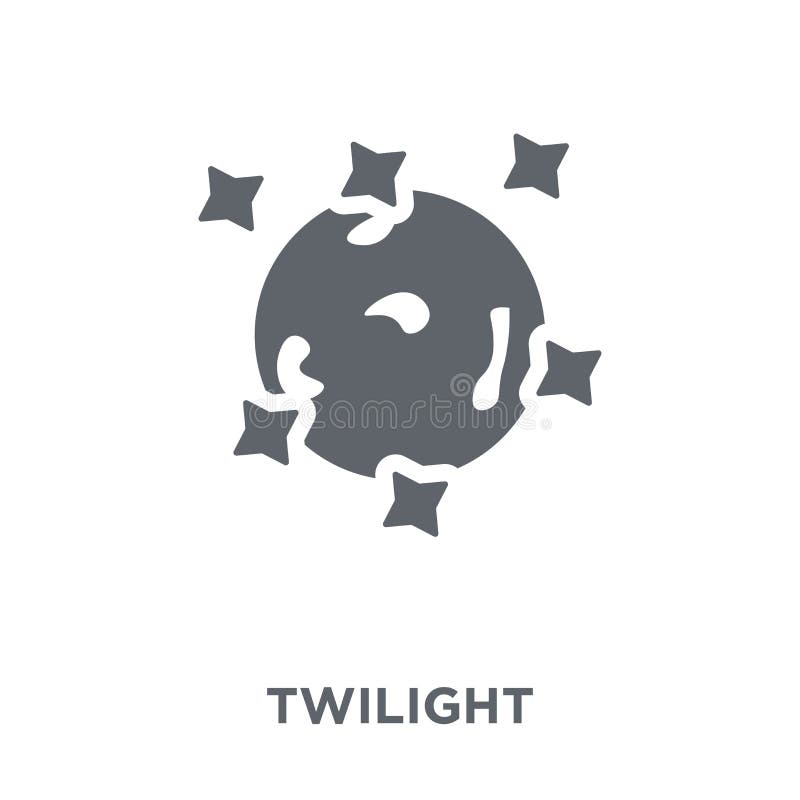 Twilight Icon. Trendy Twilight Logo Concept on White Background Stock ...