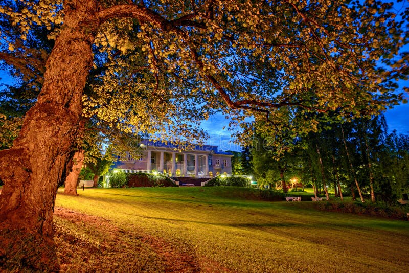 Twilight landscape stock image. Image of early, distant - 18073477