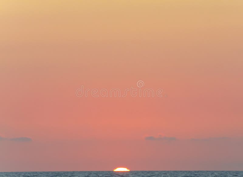 Twilight over the sea stock photo. Image of blue, landscape - 286465470