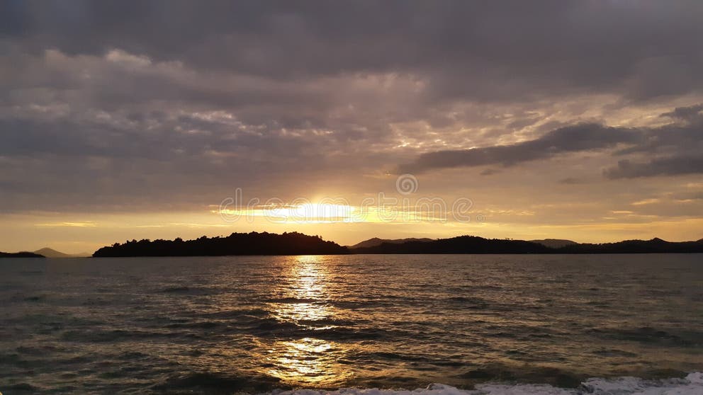 Twilight stock photo. Image of sunset, panak, island - 117647162