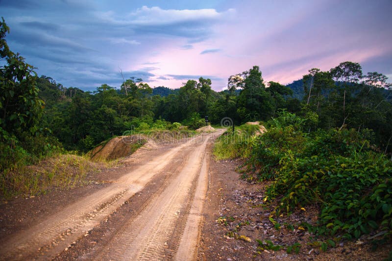 Rural Sarawak, Borneo Landscape Stock Image - Image of asian ...