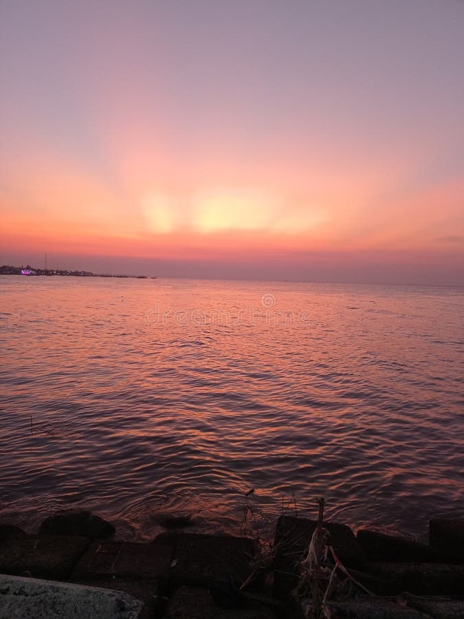 Twilight Sky of Exotic Beauty Lau Stock Photo - Image of beauty ...