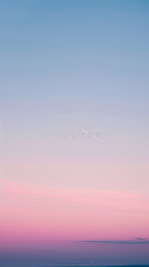 Twilight Sky Gradient Serene Space with Copy Space Stock Illustration ...