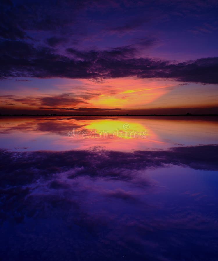 Twilight Sky Sunset Nature Background Stock Image - Image of dramatic ...