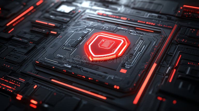 At Twilight, a Sprawling Industrial Site is Lit by a Luminous Digital ...