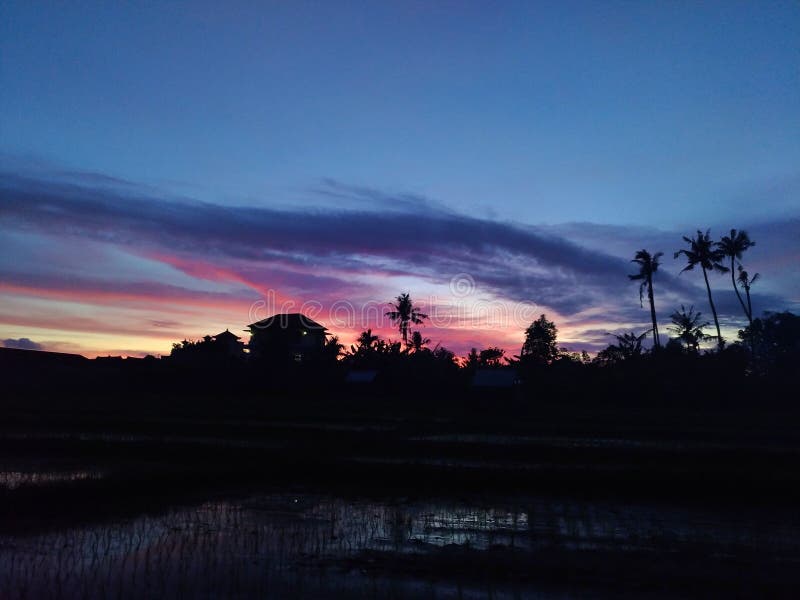 The twilight time stock photo. Image of sunset, time - 204400032