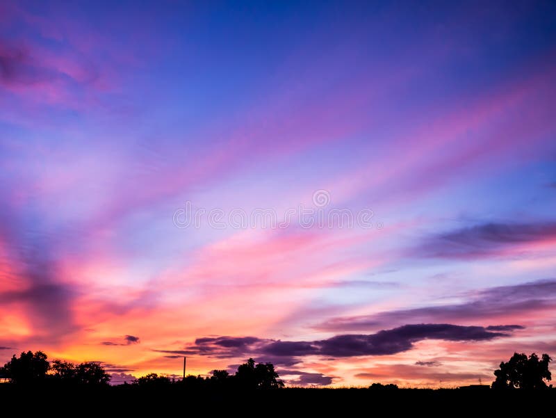 Twilight time stock photo. Image of scenic, sunlight - 46685350