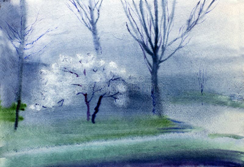 Twilight stock illustration. Illustration of dusk, horror - 49836015