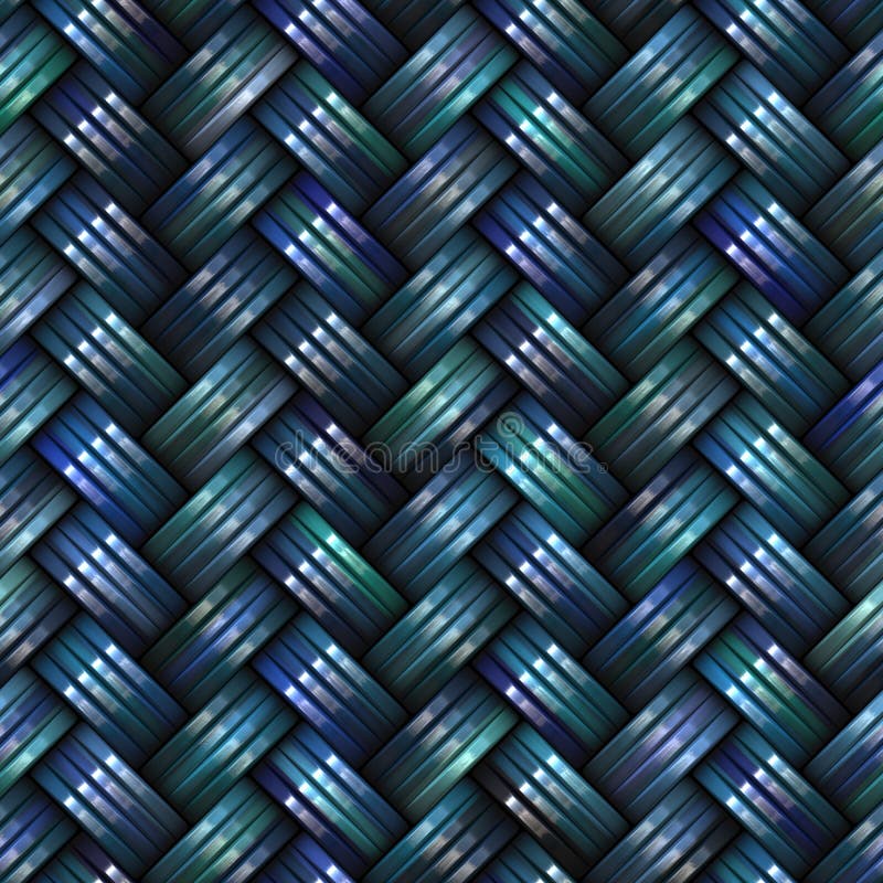 Twill Weave Texture. Seamless Multicolor Pattern. Stock Illustration ...