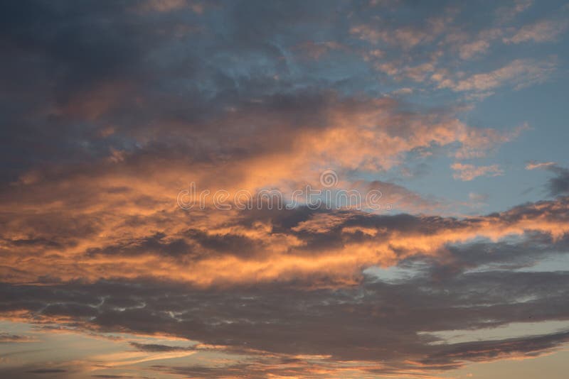 Twillght Time after the Sunset Stock Photo - Image of golden, landscape ...