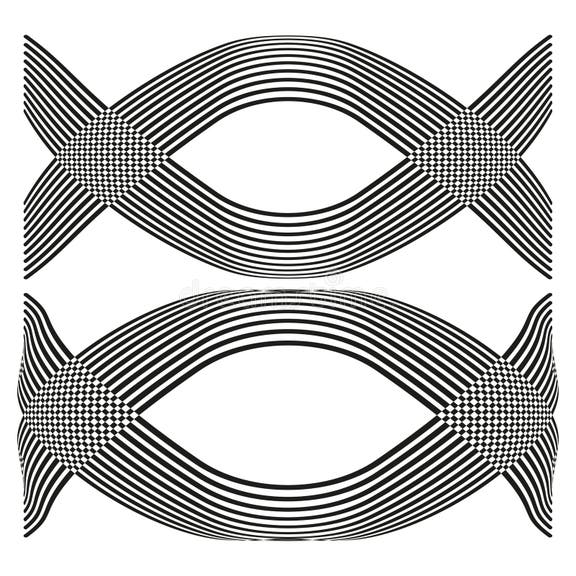 Twin Arch Icon. Parallel Loop Pattern. Elliptic Band Vector. Symmetric ...