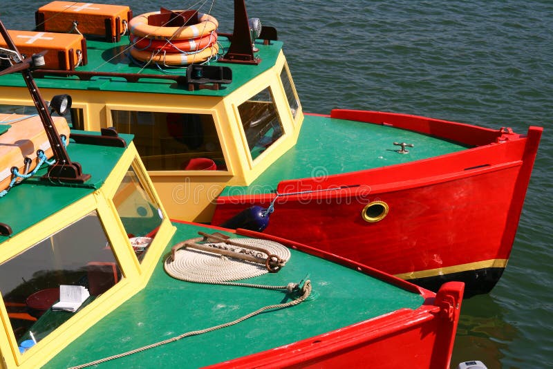 Twin Boats stock image. Image of motor, power, passenger - 2263993