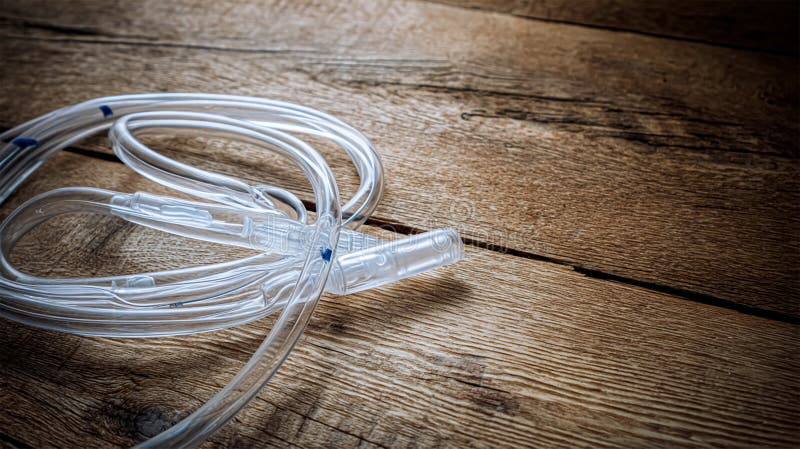 Bore Nasal Oxygen Breathing Cannula Stock Illustrations – 2 Bore Nasal ...