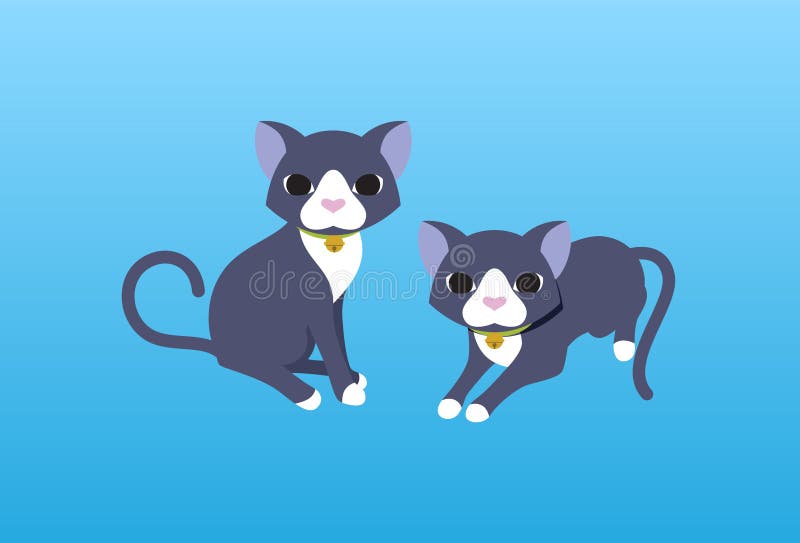 Twin Cat Stock Illustrations – 497 Twin Cat Stock Illustrations ...
