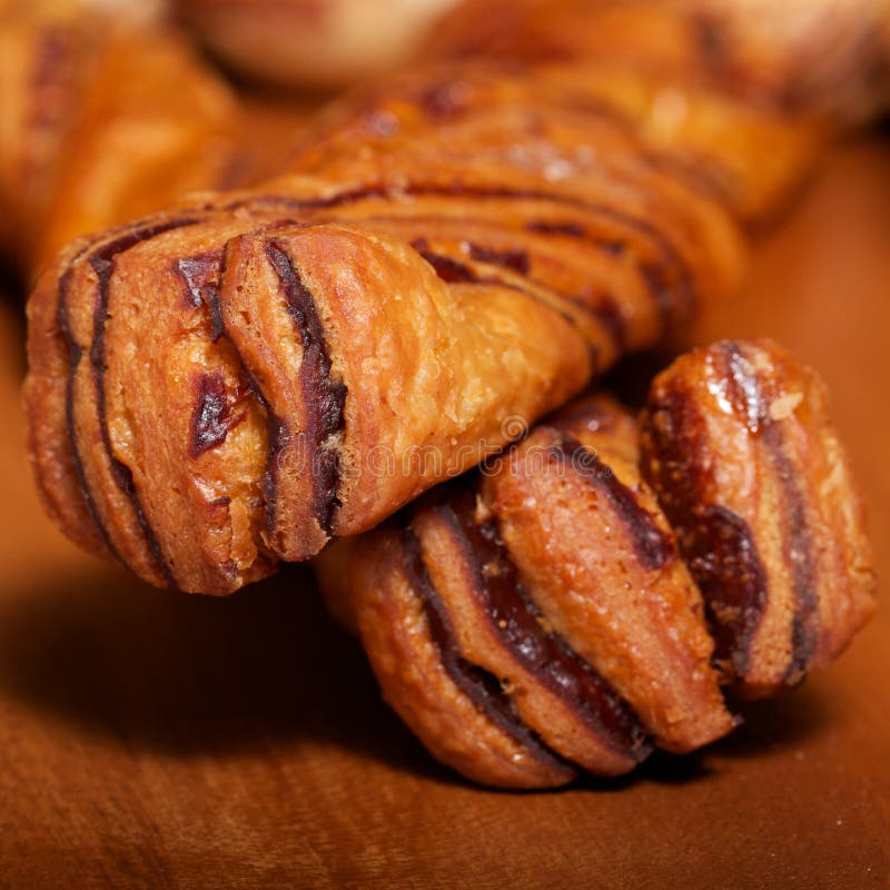 Twin chocolate bread stick stock photo. Image of baked - 22949178