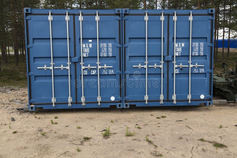 Twin containers stock photo. Image of industry, container - 56617232