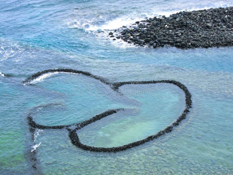 Twin-Heart Fish Trap stock image. Image of flow, stacked - 56554423