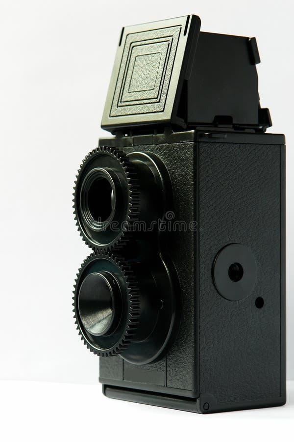 Twin Lens Reflex Camera stock image. Image of antique - 24002819