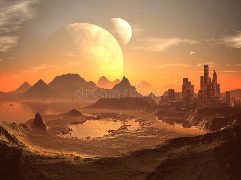 Land Art Of Two Moons