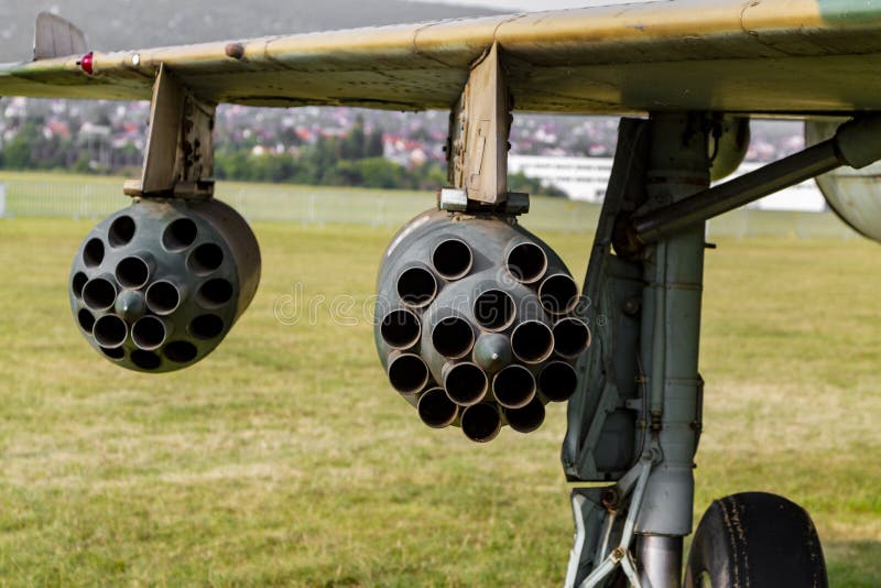 Twin Rocket Launcher Pod stock photo. Image of equipment - 132803676