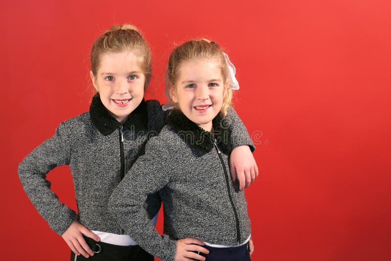 Twin sisters hanging out stock photo. Image of girl, love - 2148568
