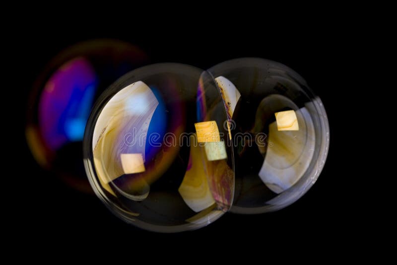 Twin soap bubbles stock photo. Image of texture, abstract - 6985834