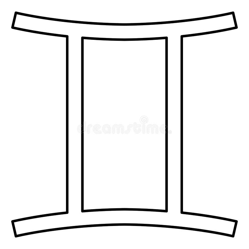 Twin Symbol Icon Black Color Illustration Flat Style Simple Image Stock ... Twin Symbol Icon Black Color Illustration Flat Style Simple Image Stock ...