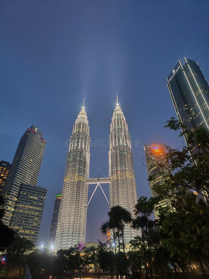 Twin Tower of Malaysia editorial stock photo. Image of high - 310892053