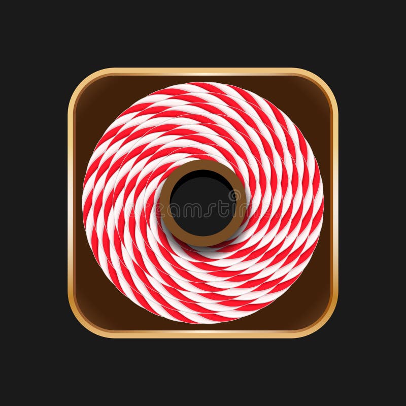 Twine roll icon stock vector. Illustration of cotton - 31822977