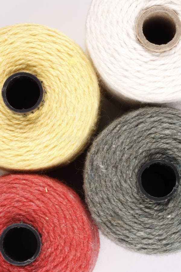 Twine rolls close stock photo. Image of color, seam, cord - 44531976