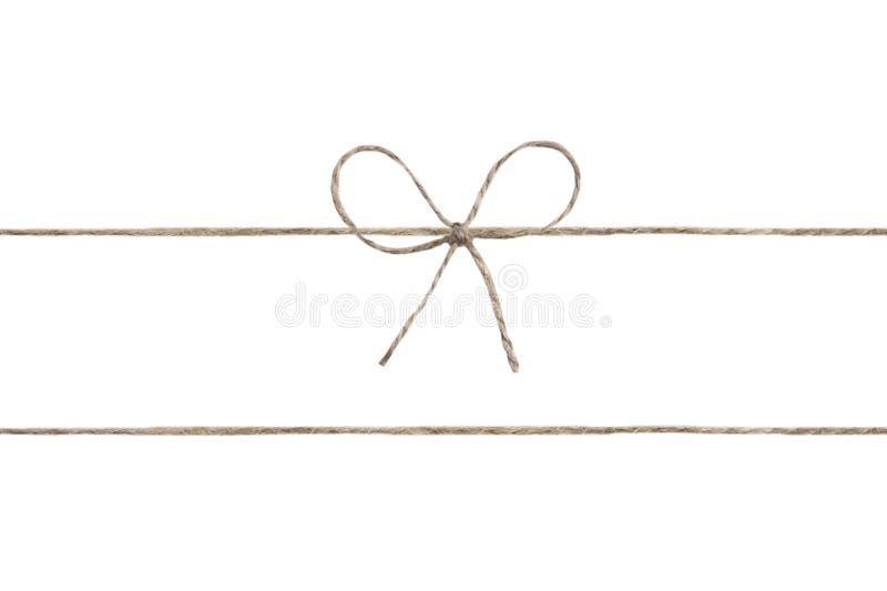 Twine Rope, String Isolated Stock Image - Image of strong, natural ...
