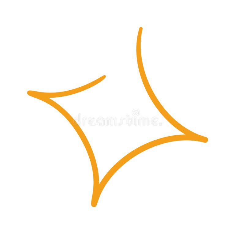 Twinkle Star Cute Hand-drawn Doodle Stock Vector - Illustration of ...