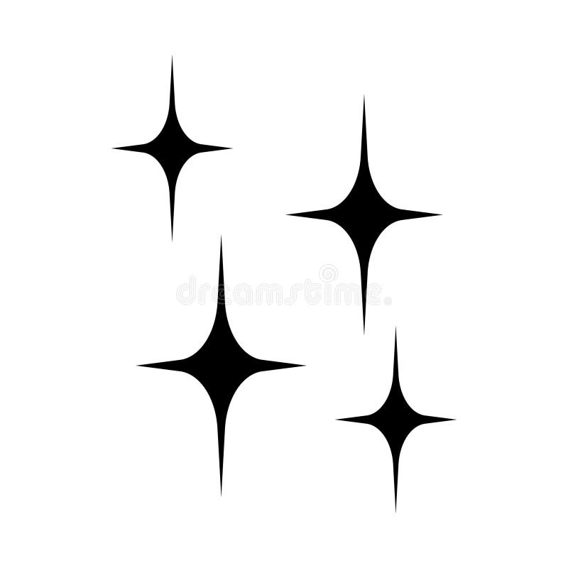 Twinkle Star Icon. Clean Star Icon. Shine Icon Stock Vector ...